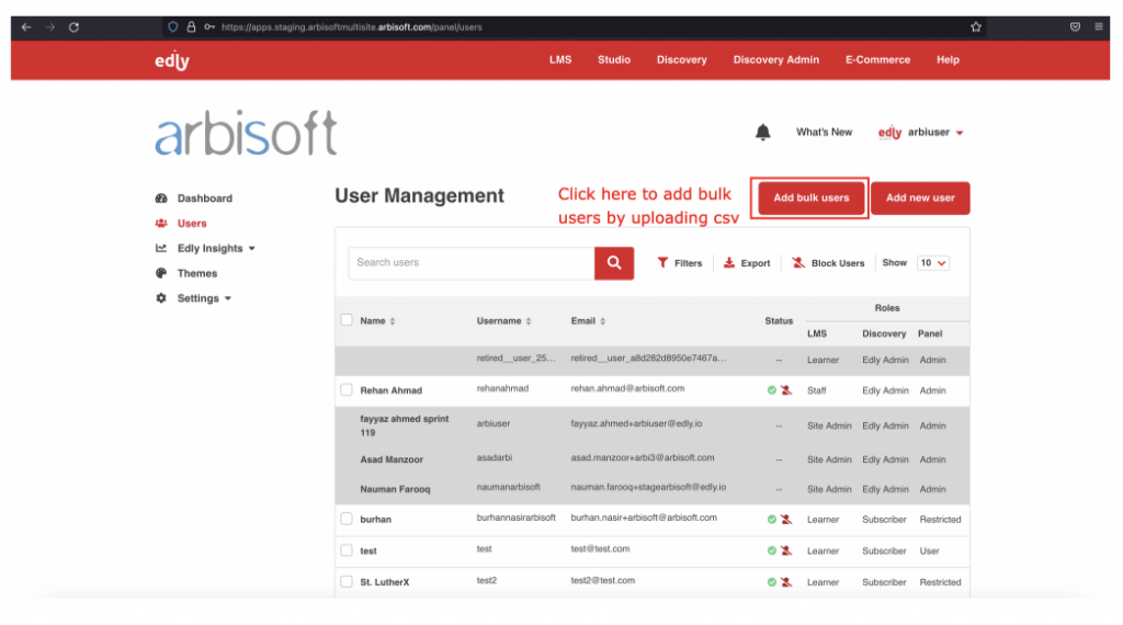 How to Use Bulk Registration Feature in Edly Panel? - Edly